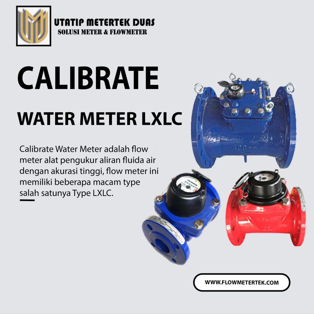 Calibrate Water Meter - Utatip Metertek Duas