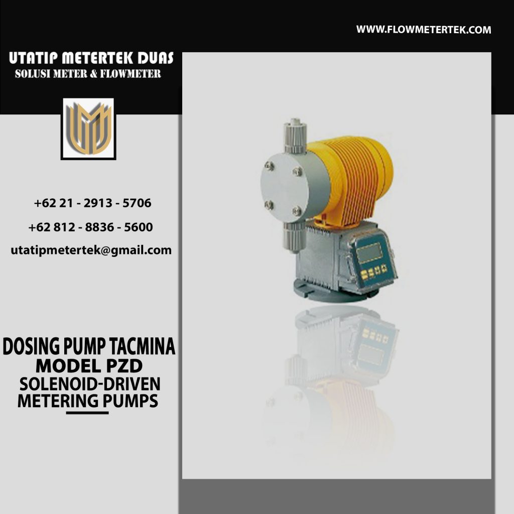 Dosing Pump Tacmina PZD - Utatip Metertek Duas