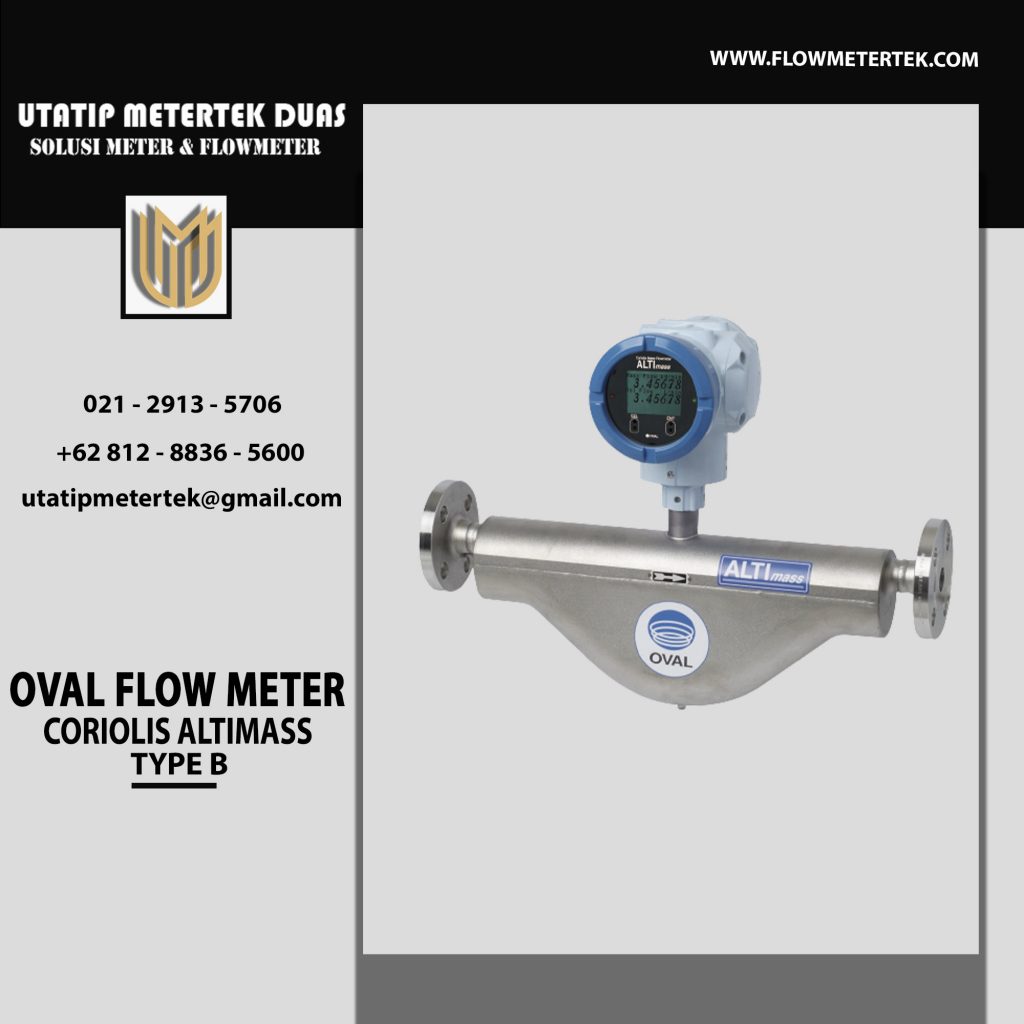 Oval Flowmeter Coriolis Altimass Type-B - Utatip Metertek Duas